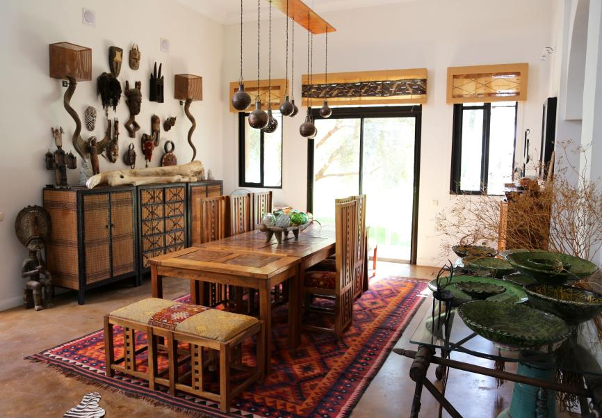 Textil a doplnky bývania v africkom štýle